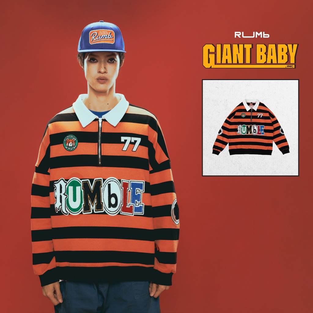 RUMb - เสื้อโปโล เเขนยาว Oversize รุ่น PANDA GO | Shopee Thailand