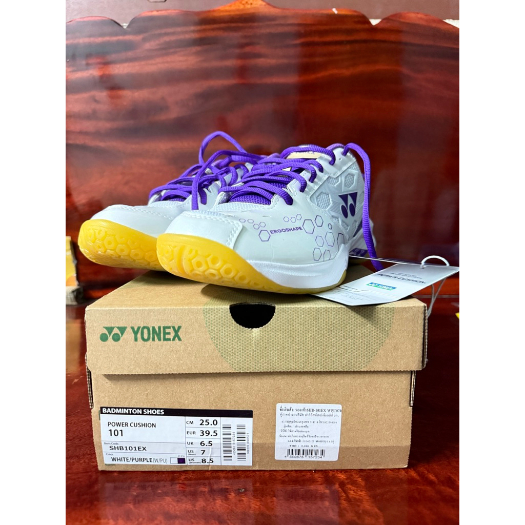 (มือสองสภาพ 99%) รองเท้าแบดมินตัน YONEX Power cushion 101 | Shopee Thailand
