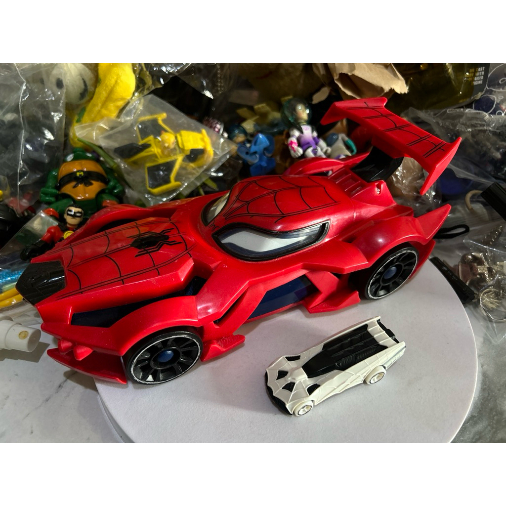 รถฮอทวีล สไปเดอร์แมน พลาสติก Hot Wheels Marvel Spider-Man Web-Car ...