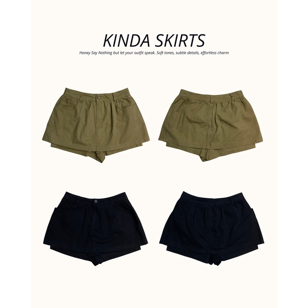 MALISTA - Kinda skirts กระโปรงกางเกง | Shopee Thailand