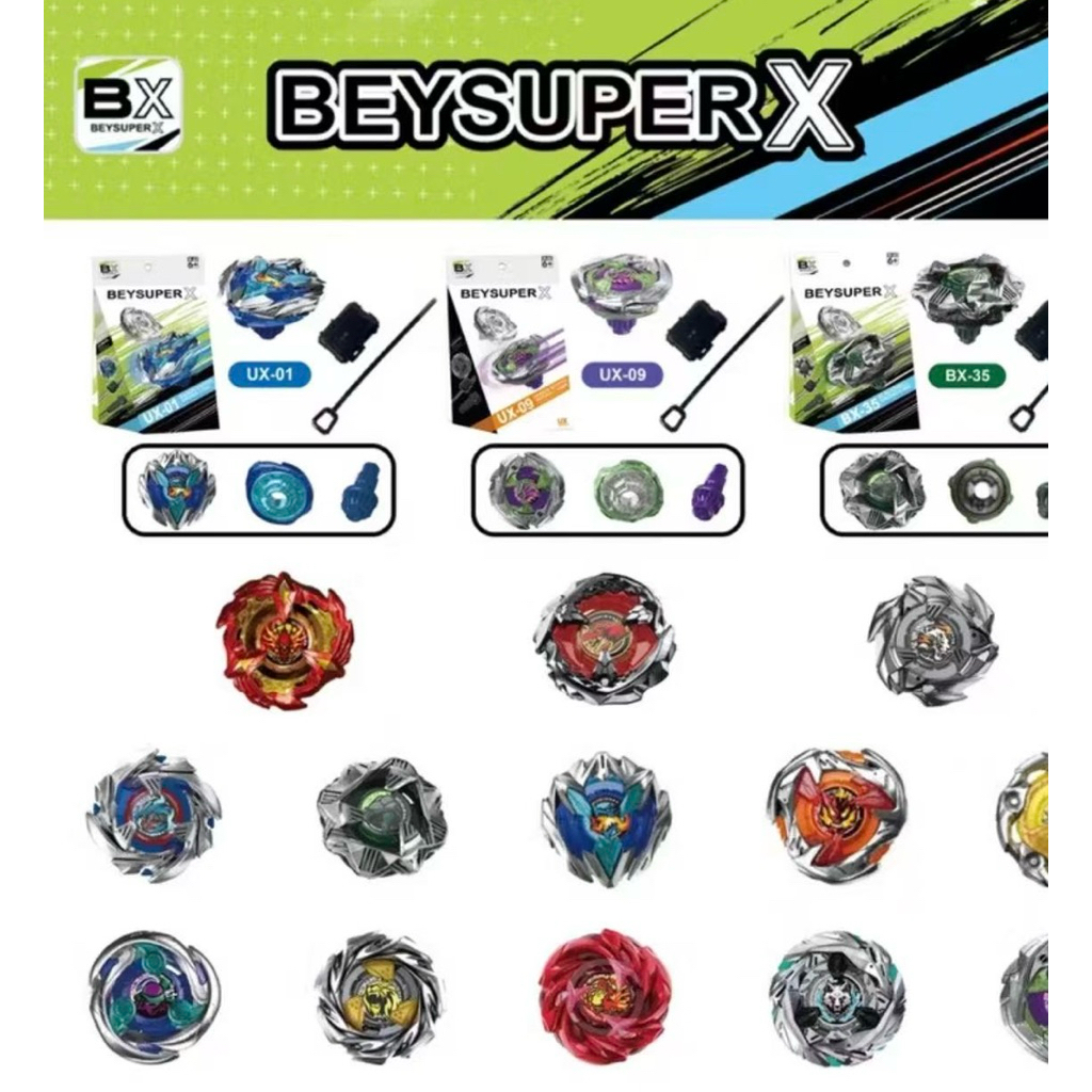 [รุ่นใหม่] BEYSUPER X ลูกข่าง BX00-23 UX00-01 โลหะ สำหรับเด็กและผู้ ...