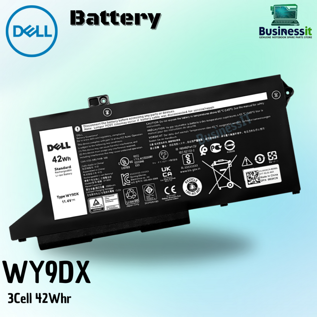 Battery DELL Precision 3560 WY9DX M3KCN แท้ ศูนย์ DELL Thailand ...
