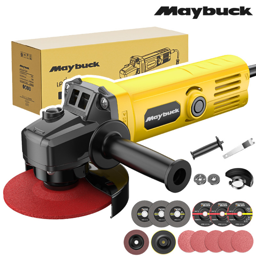 Maybuck เครื่องเจียร์ เครื่องเจียร์ไฟฟ้า หินเจียร์ ลูกหมู 4 นิ้ว 1000W ...