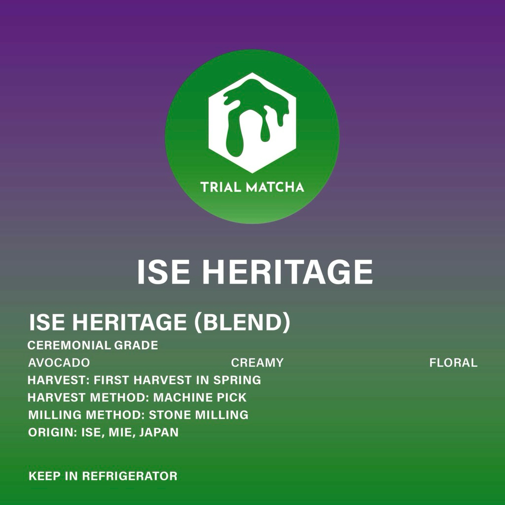 TRIAL MATCHA | ผงมัทฉะอิเสะ Ise Heritage | Shopee Thailand