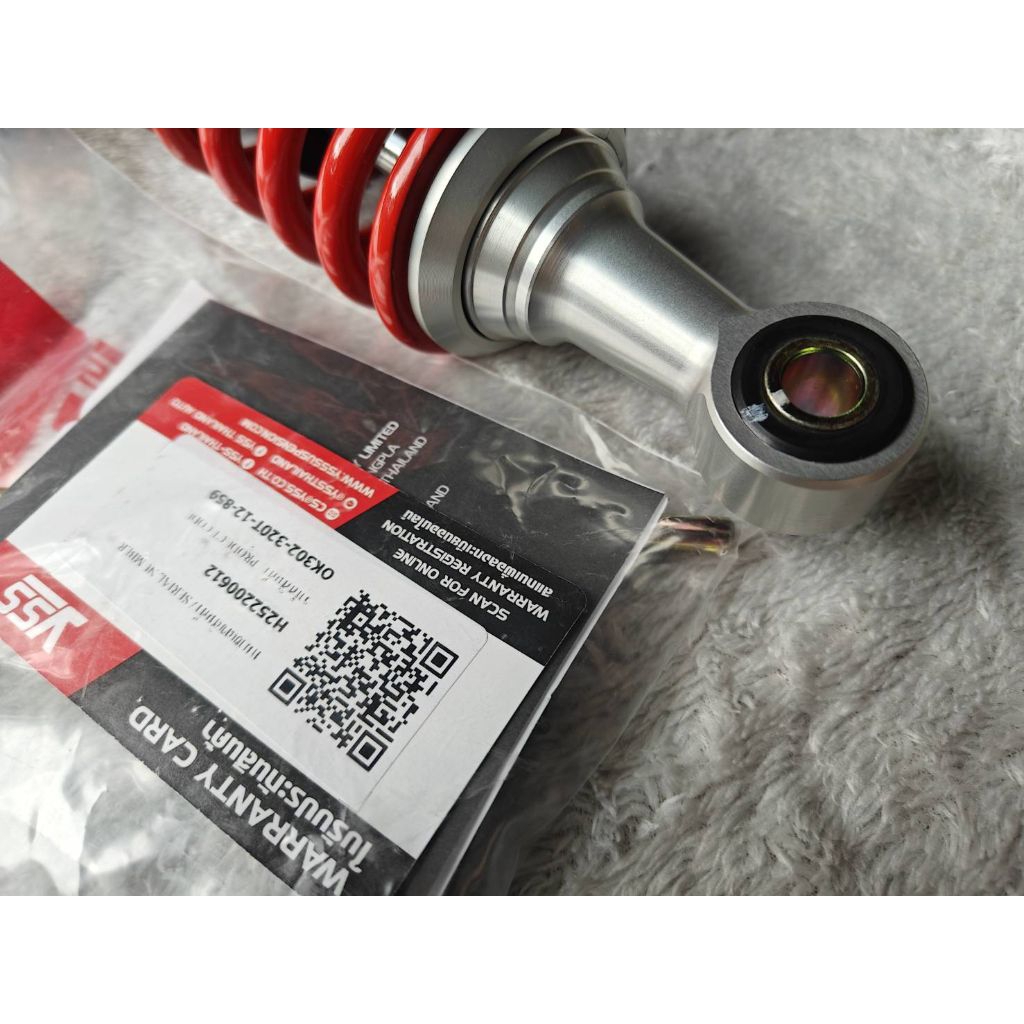 โช๊ค YSS K-Euro สำหรับ Yamaha Fazzio สูง 320 mm. | Shopee Thailand