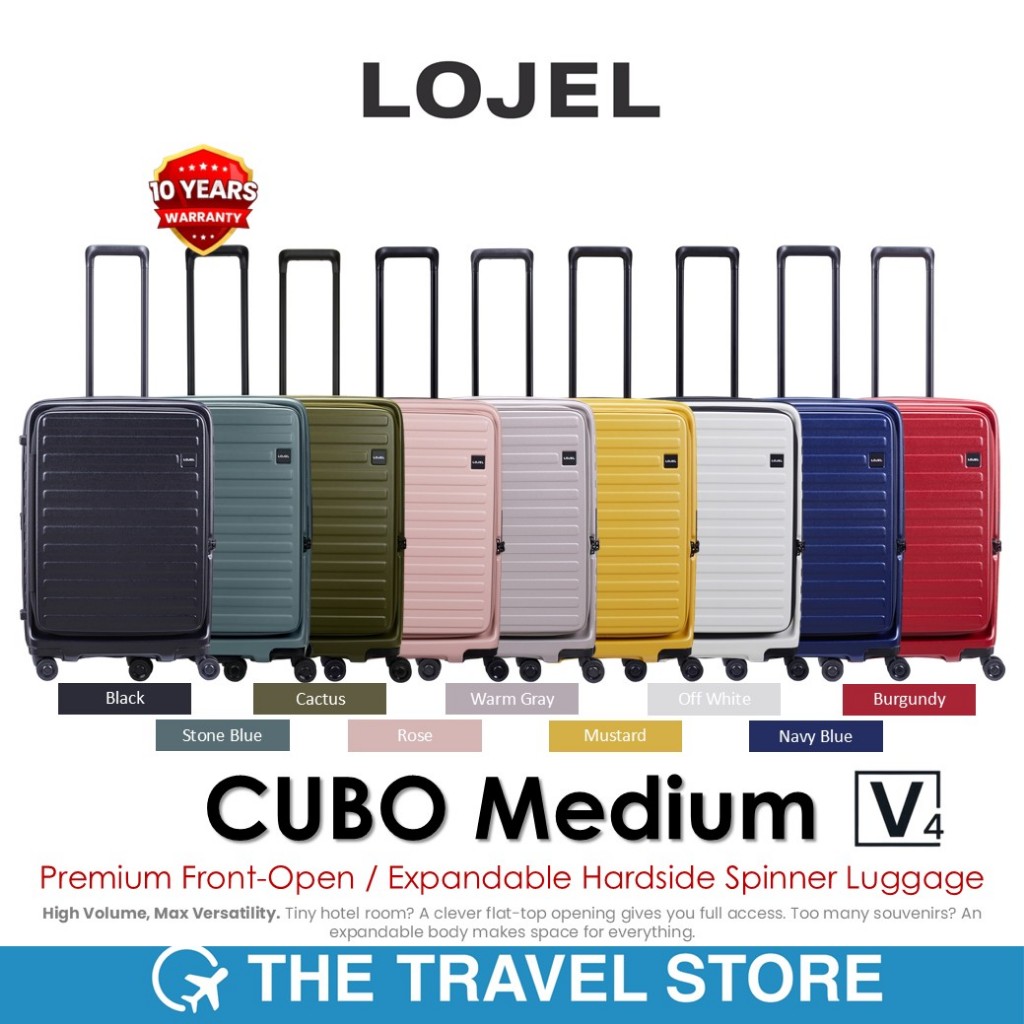 LOJEL Cubo Medium Premium Front-Open 26" / Expandable Hardside Spinner ...