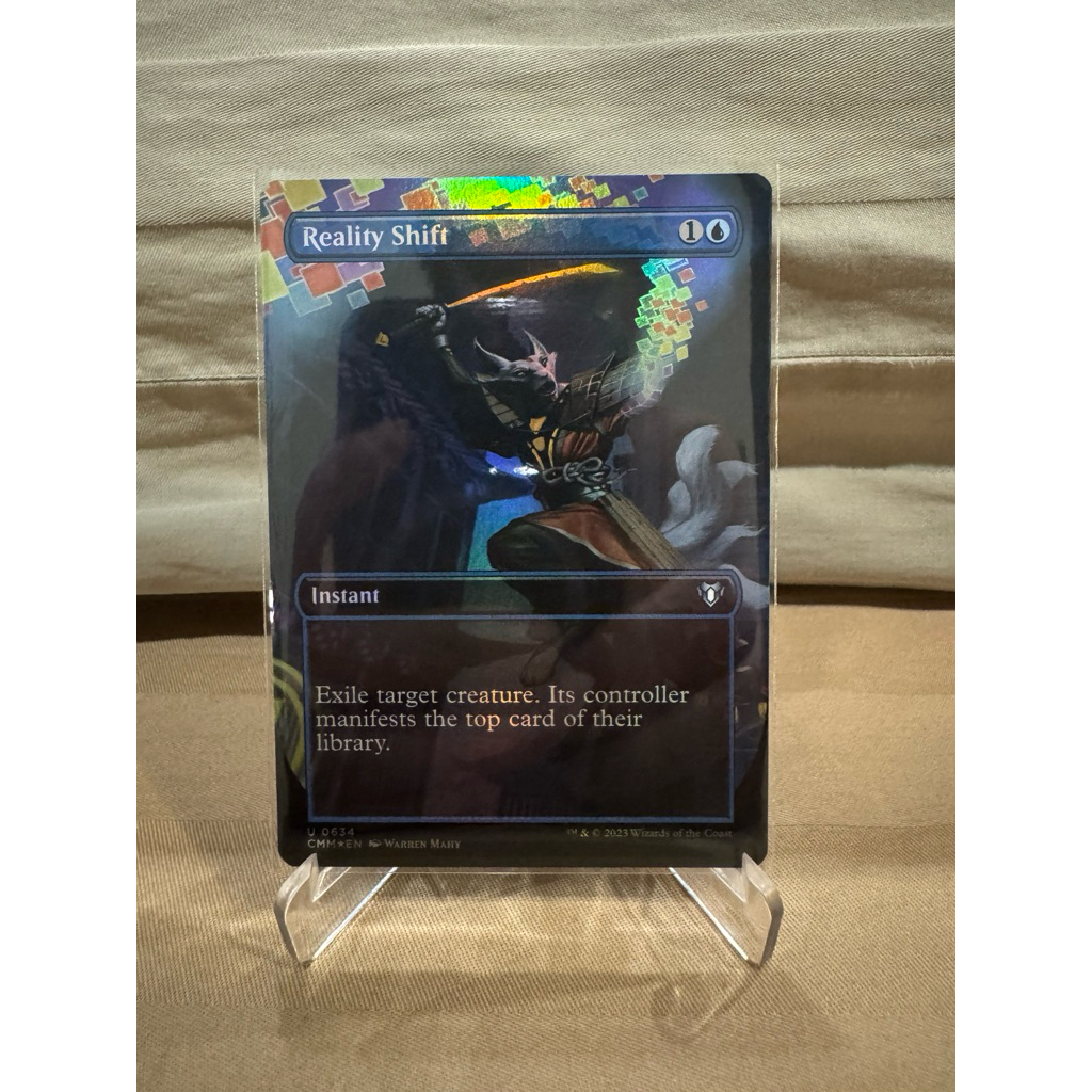 MTG Commander Masters Variants Foil: Reality Shift (Borderless ...