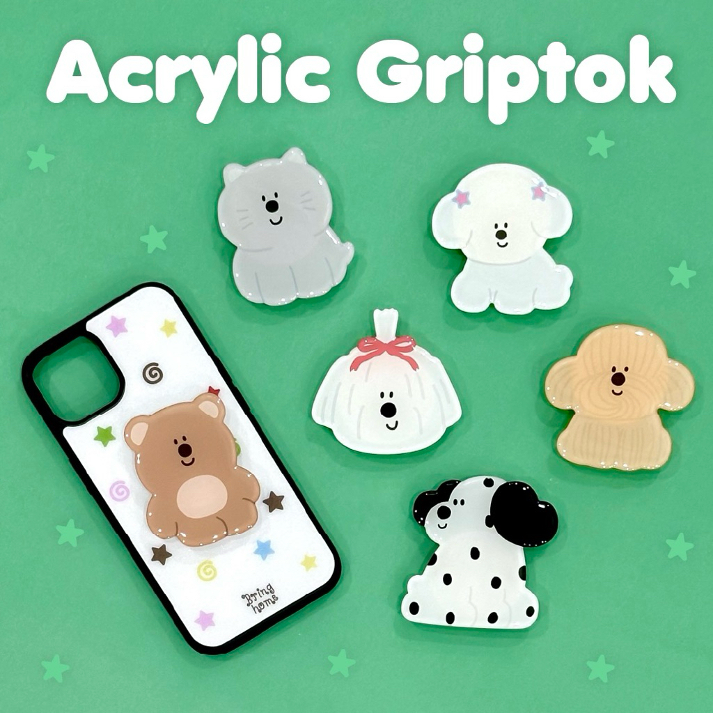 Bringhome Acrylic Griptok ตัวจับติดโทรศัพท์ | Shopee Thailand