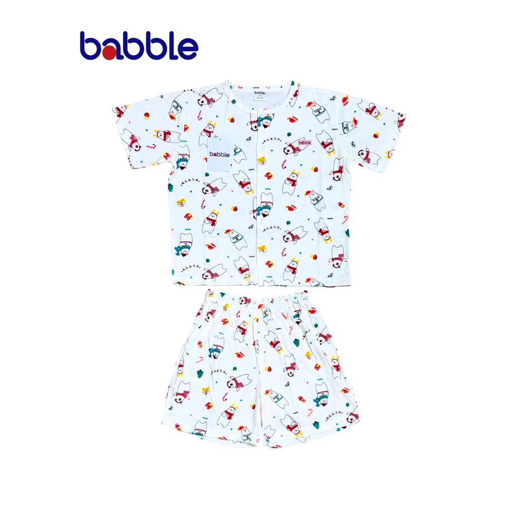 Babble By Absorba ชุดนอนเด็กแขนสั้น ขาสั้น Cotton สำหรับเด็กอายุ Size 3 ...