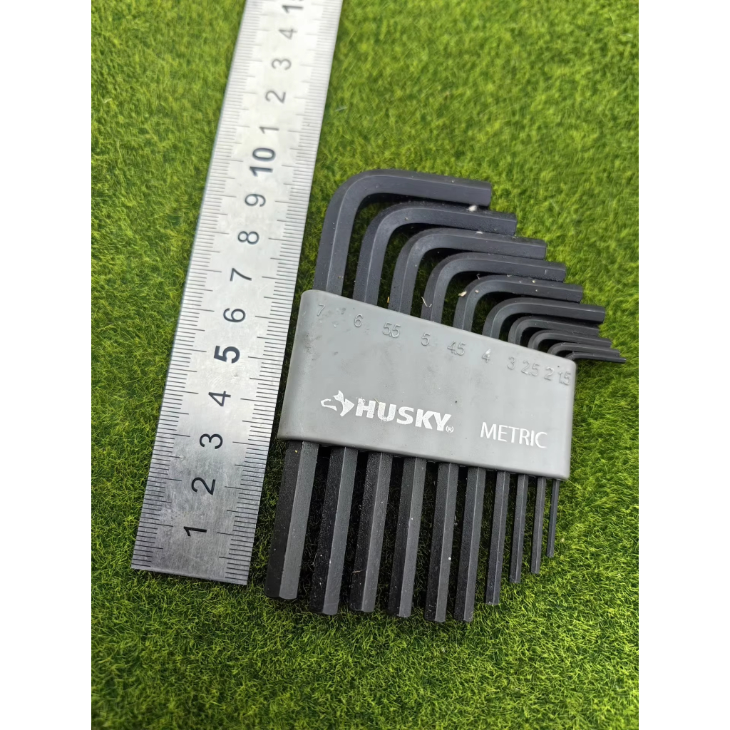 ชุดประแจหกเหลี่ยมสั้น (Metric Hex Key Set) ยี่ห้อ Husky สีเทา | Shopee ...