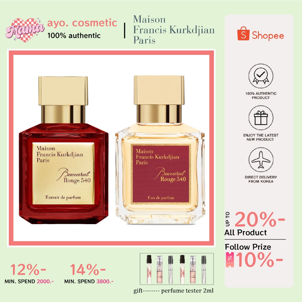 MFK 540 Maison Francis Kurkdjian Baccarat Rouge Eau De Parfum Extrait ...