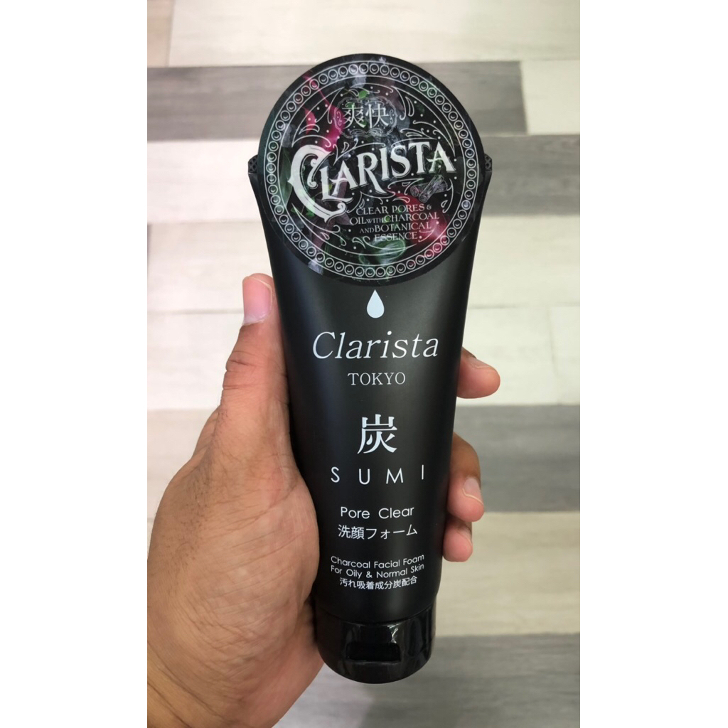 โฟมล้างหน้า ชาร์โคล เฟเชียล ตรา Clarista tokyo 🇯🇵🇯🇵 ขนาด 130g | Shopee ...