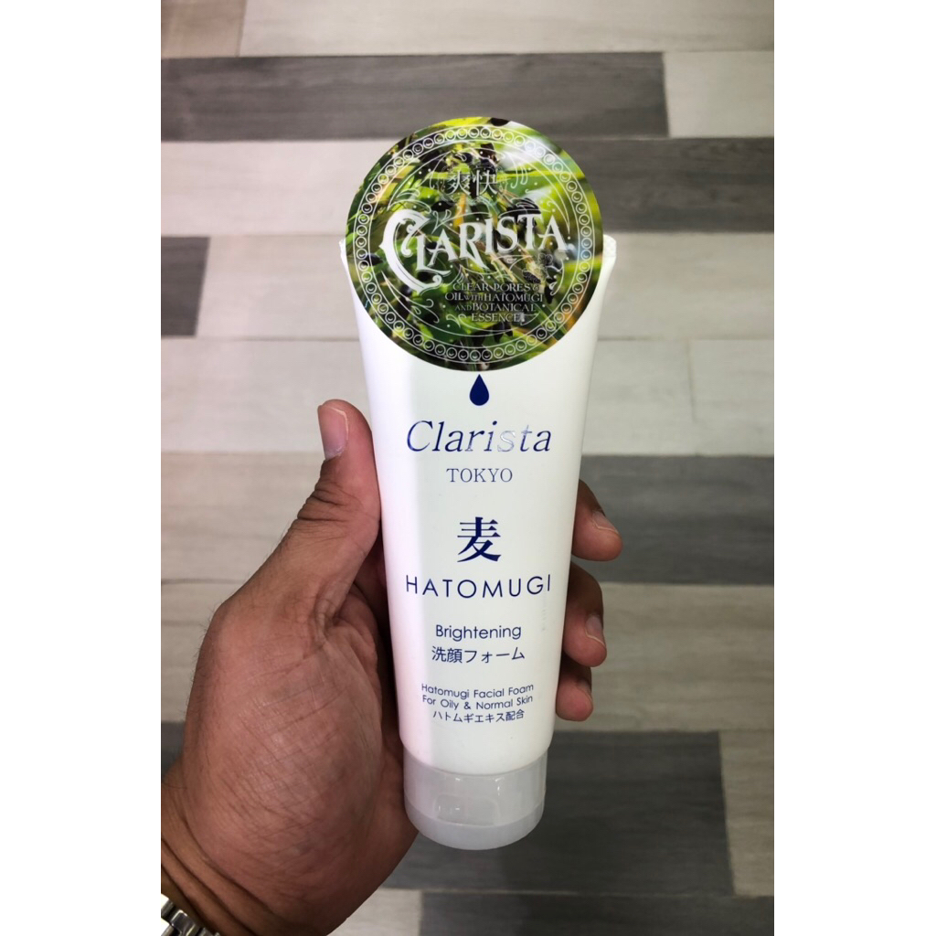 โฟมล้างหน้า ฮาโตมูกิ เฟเชียล ตรา Clarista tokyo 🇯🇵🇯🇵 ขนาด 130g | Shopee ...