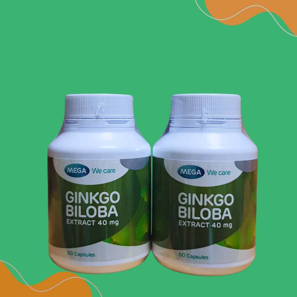 #Mega We Care Mega Ginkgo Biloba ☘☘สารสกัดจากใบแป๊ะก๊วยบำรุงสมอง ...