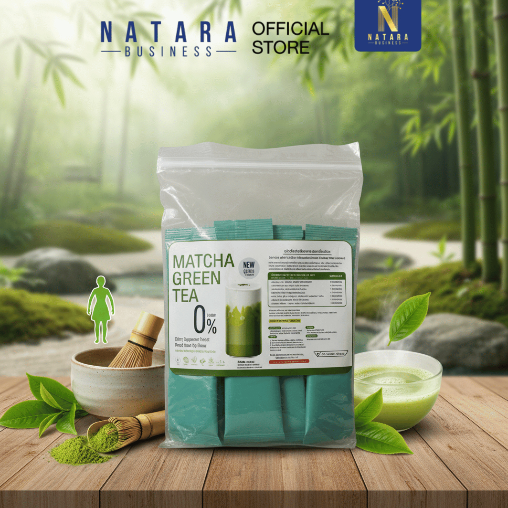 ชงดื่ม ลืมหิว NATARA รสมัทฉะ ไม่มีน้ำตาล อิ่มนาน เหมาะกับสายเฮลท์ตี้ 10 ...