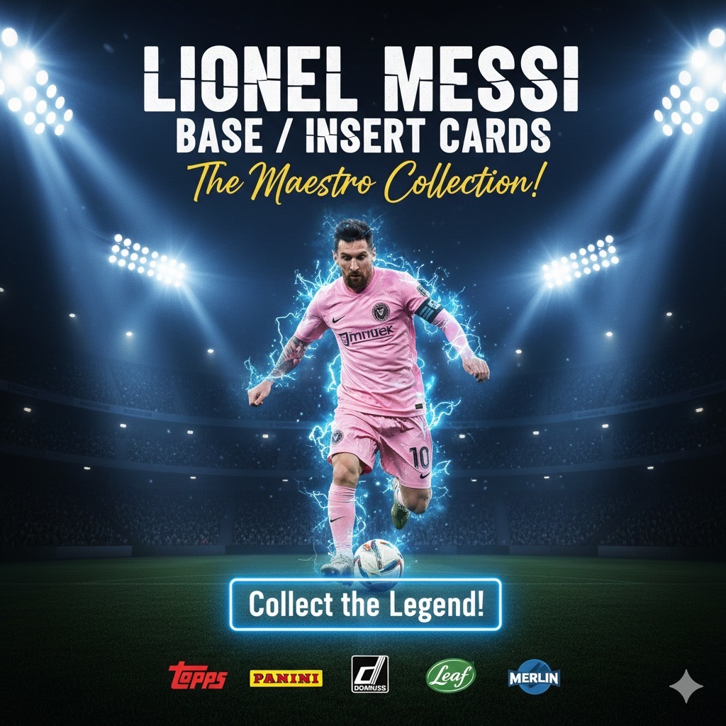 **🐐 [SELECT CARD] Lionel Messi GOAT Base / Insert Cards (Raw, NRMT ...