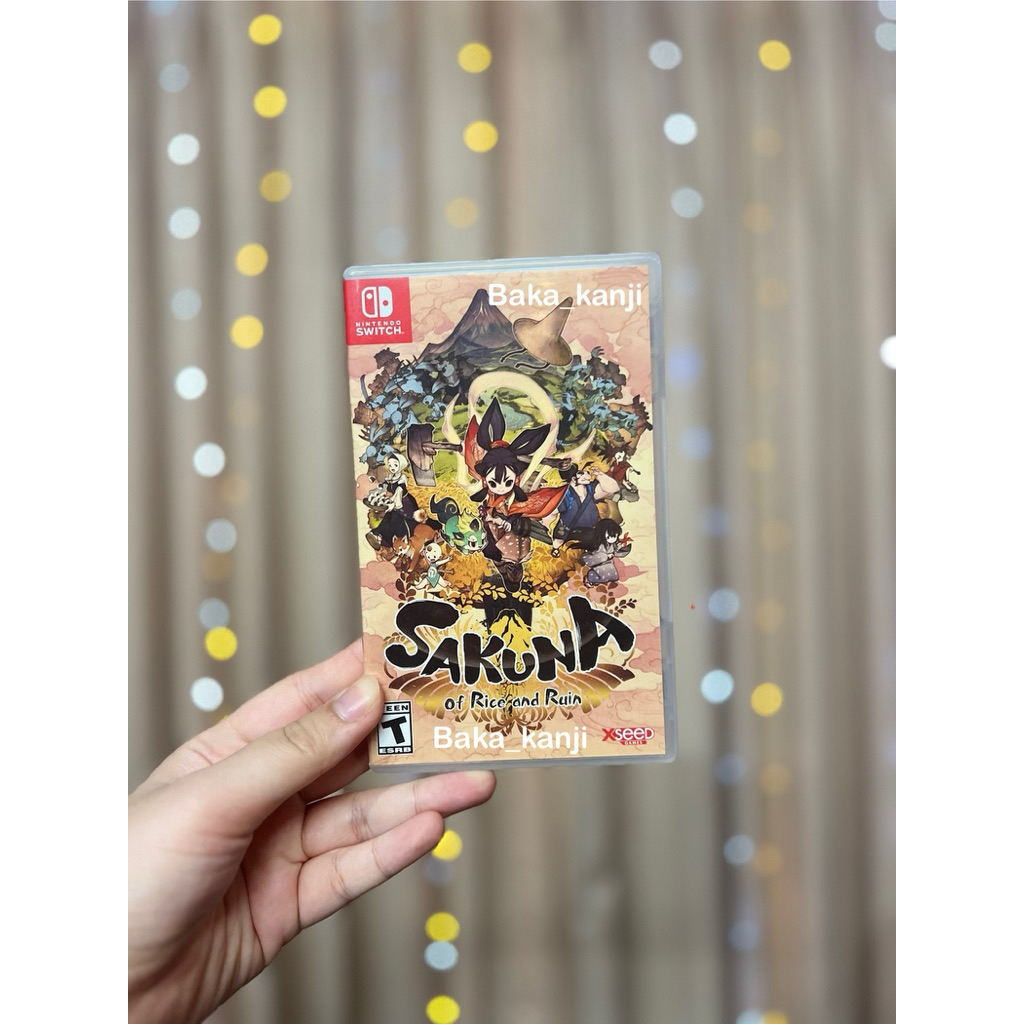 แผ่น sakuna of rice and ruin nintendo switch มือสอง ภาษาอักฤษ ตลับใหม่ ...