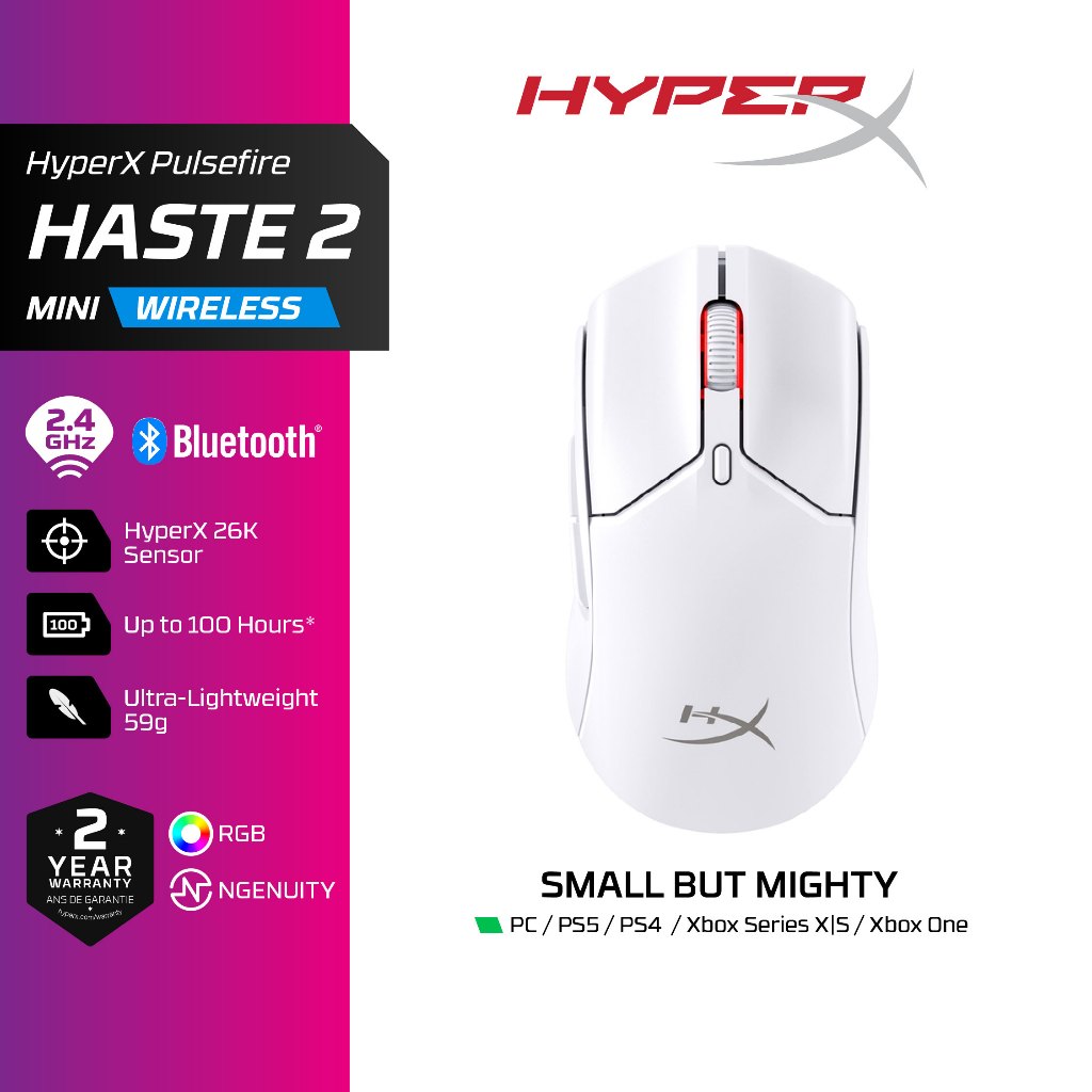 HyperX Pulsefire Haste 2 Mini Wireless เมาส์ไร้สาย | Shopee Thailand