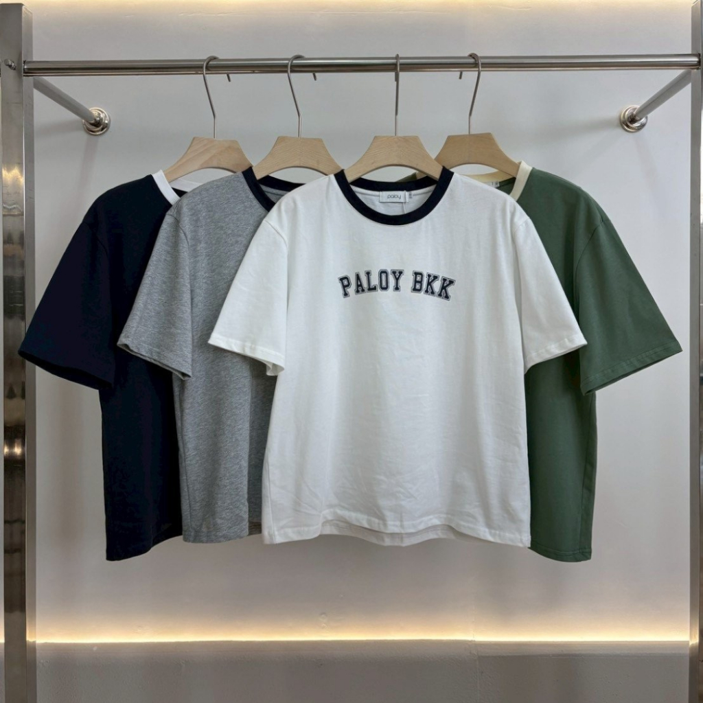Paloy - PL1600 เสื้อยืดแขนสั้น PALOY BKK | Shopee Thailand