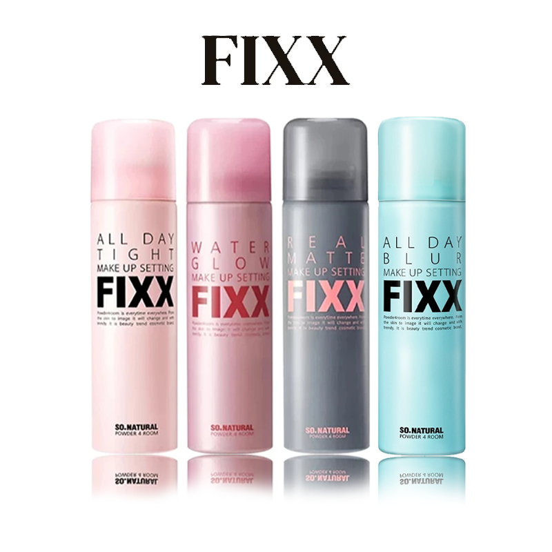 대한민국 FIXX Fixer SETTING Natural ALL DAY TIGHT MAKEUP fixer setting เซต ...