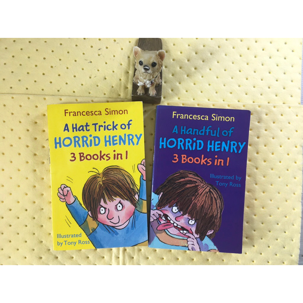 Horrid Henry 3 books in 1 by Francesca Simon หนังสือวรรณกรรมภาษาอังกฤษ ...