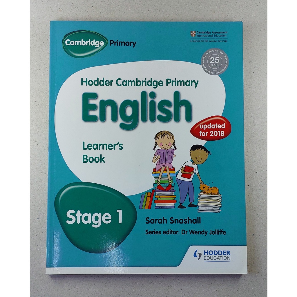 หนังสือ แบบเรียน ภาษาอังกฤษ1 Hodder Cambridge Primary English Learner's ...
