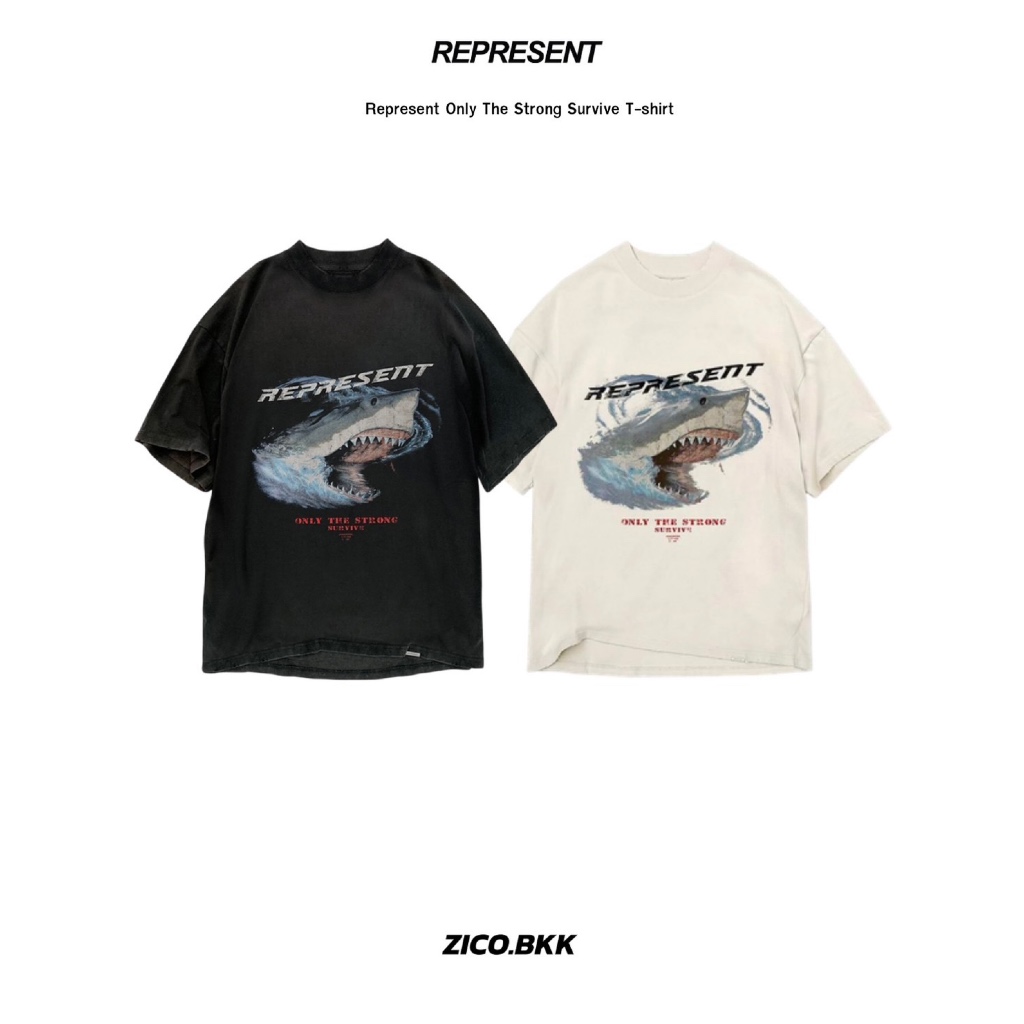Represent Only The Strong Survive T-shirt | Shopee Thailand