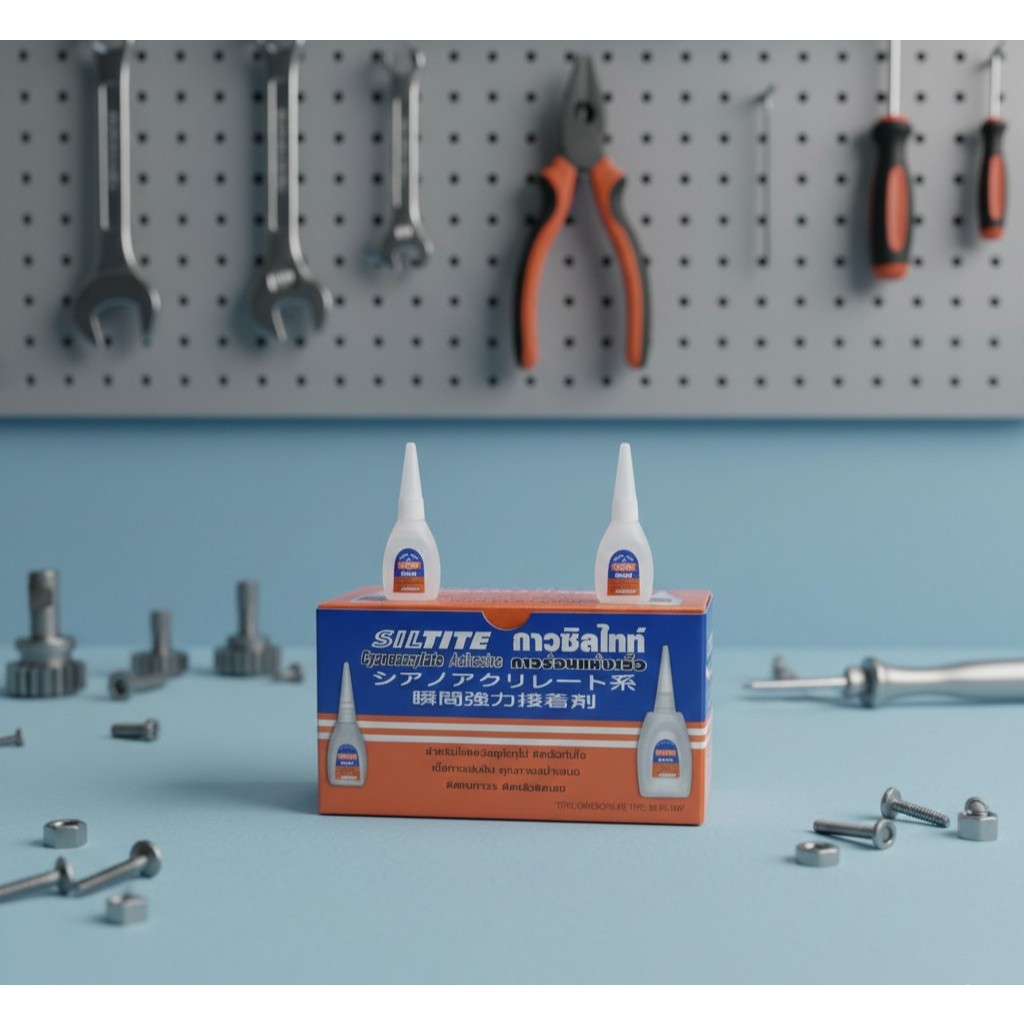 SUPER GLUE SILTITE QUICK WITH HIGH PERFORMANCE กาวร้อน SILTITE(ซิลไท ...
