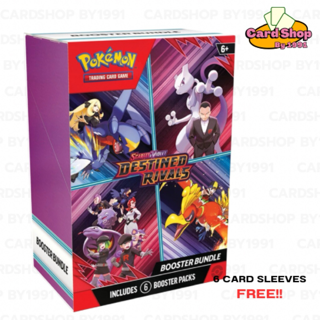 (พร้อมส่ง ) การ์ดโปเกม่อน English Ver. รุ่น Destined Rivals Booster ...