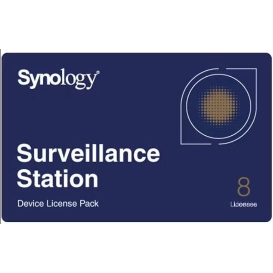 Synology Surveillance Device License Pack (8 Camera) | ใบอนุญาตเพิ่ม ...