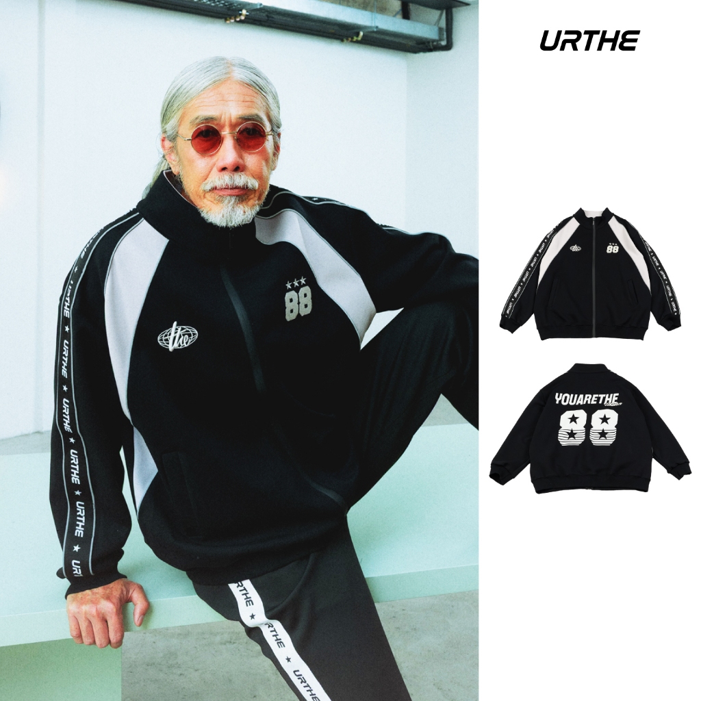 URTHE - เสื้อแจ็คเก็ต เสื้อกันหนาว Oversize รุ่น STARLINE 88 JACKET ZIP ...