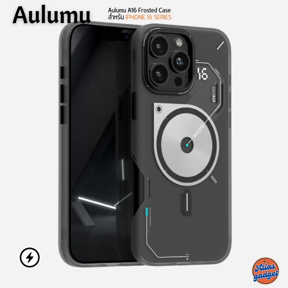 Aulumu A16 Frosted Case เคสมือถือ iPhone 16 Pro / 16 Pro Max เคสใสโปร่ง ...
