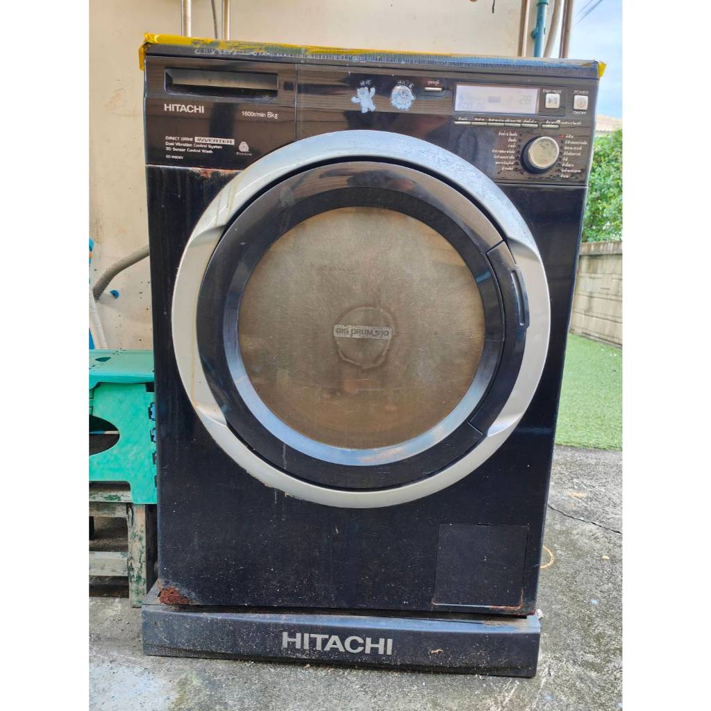 เครื่องซักผ้า ฝาหน้า ฮิตาชิ HITACHI 8 KGS | Shopee Thailand