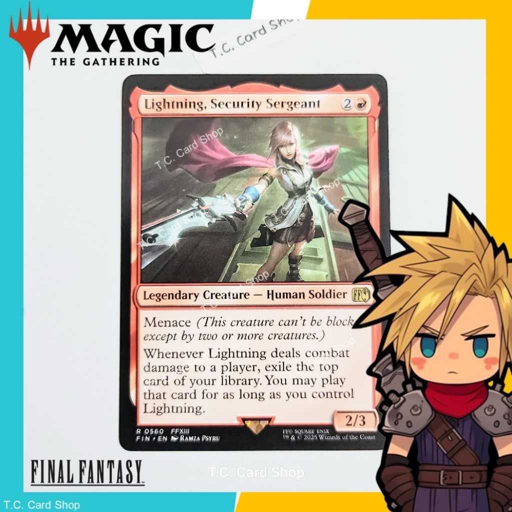 Lightning, Security Sergeant - R0560 FFXIII (Goldstamp) - Final Fantasy ...