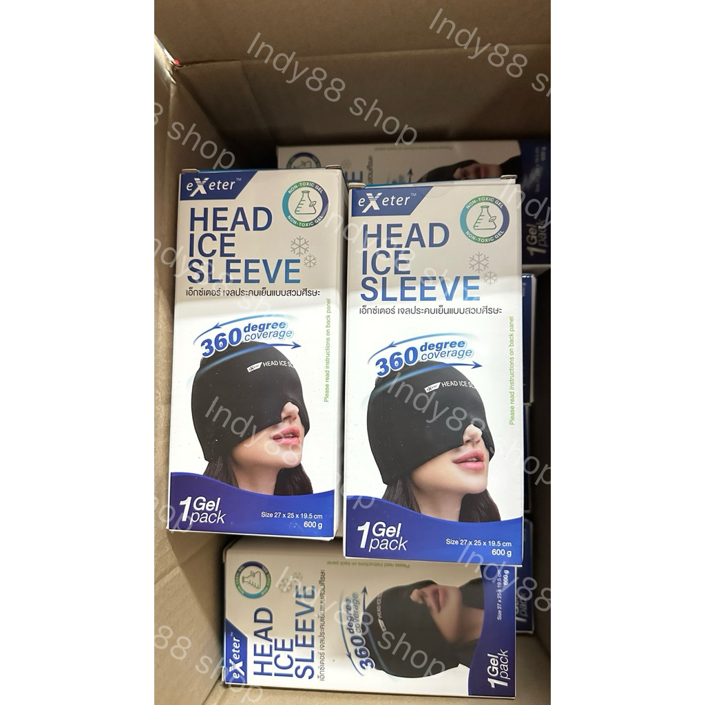 Exeter HEAD ICE SLEEVE /เอ็กซ์เตอร์ เจลประคบเย็นแบบสวมศีรษะ(ของแท้ ...