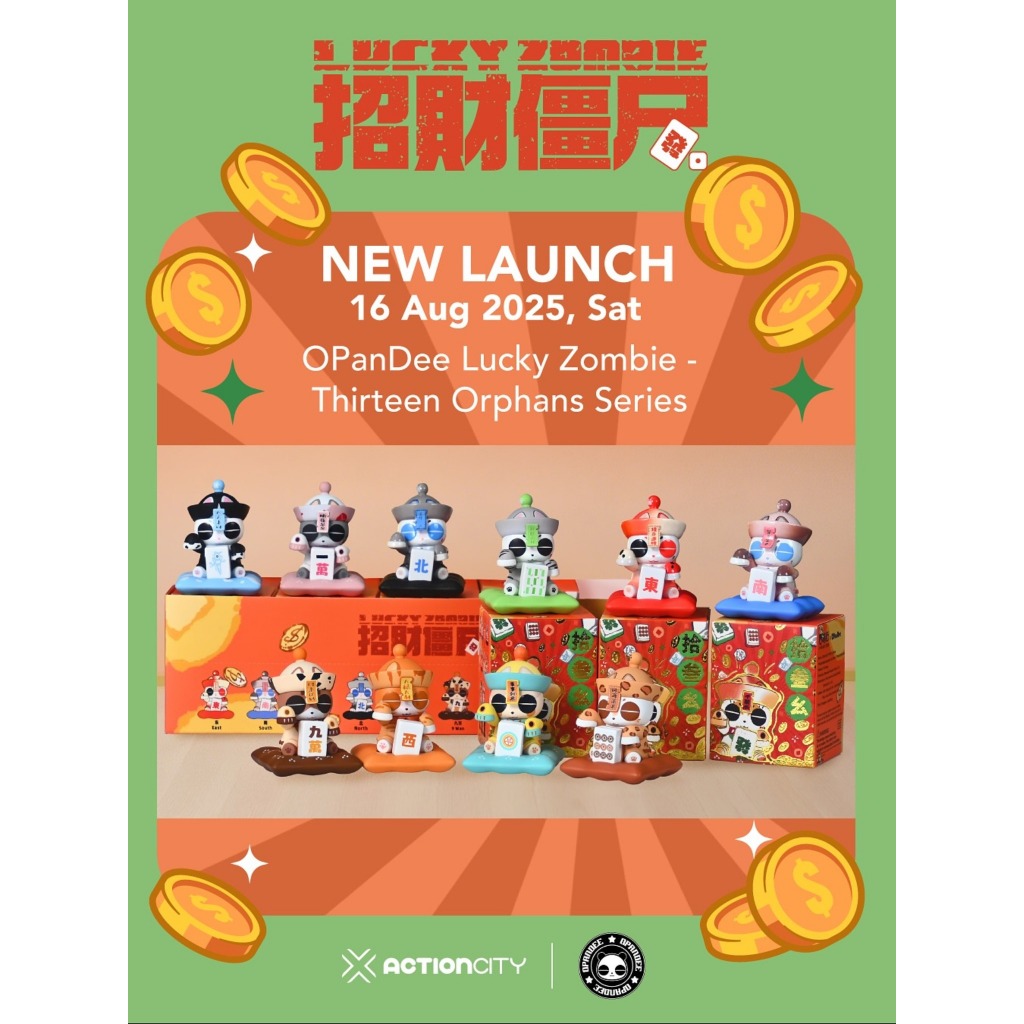 TOYzINBOX - Opandee Lucky Zombie Thirteen Orphans Series - กล่องจุ่ม ...