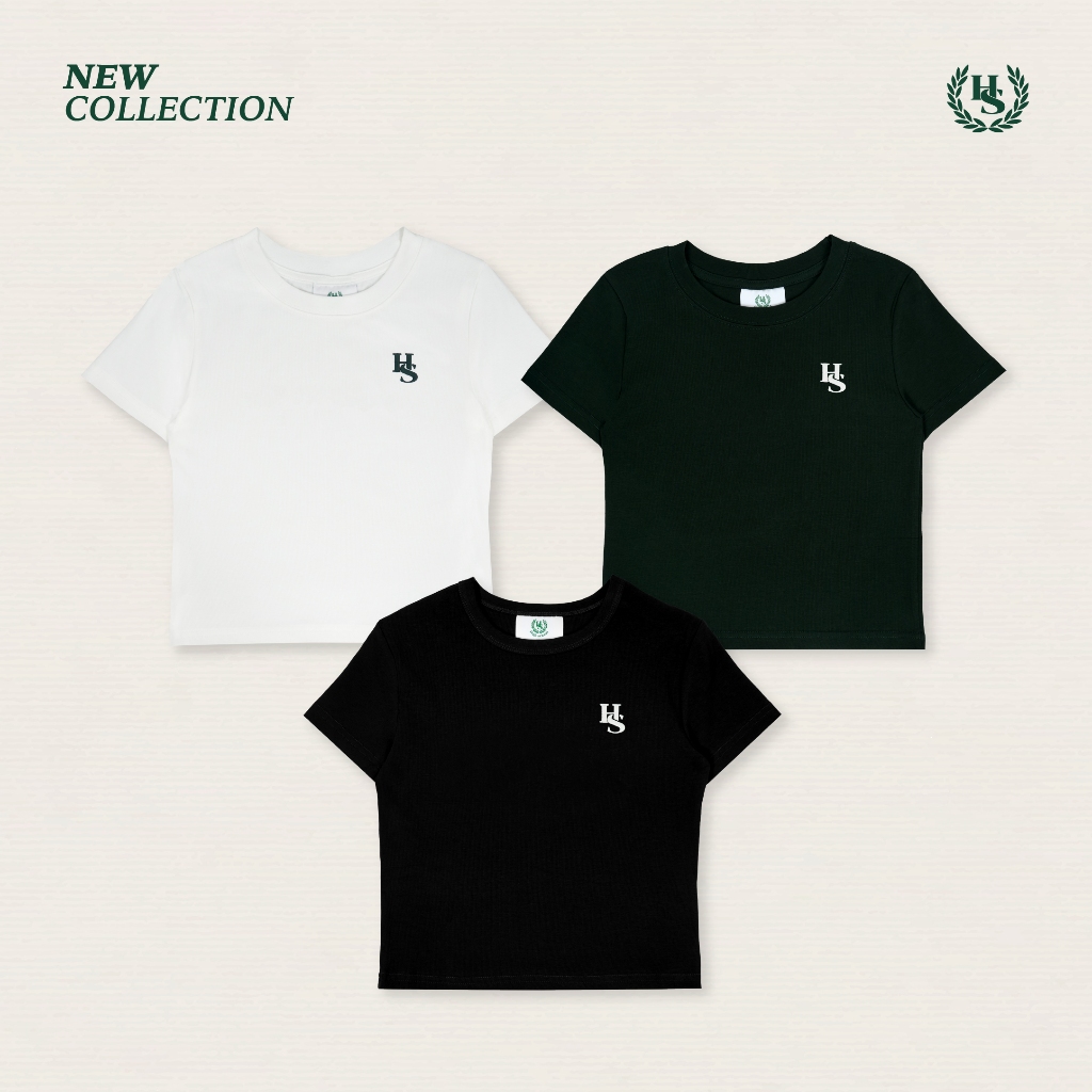 High School collection classIV HS baby tee แมทช์ได้ทุกโอกาส กระชับมินิ ...