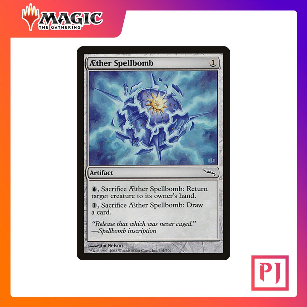 [MTG] Aether Spellbomb [MRD] [ARTIFACT] [COMMON] [NORMAL] [ENG] (การ์ด ...