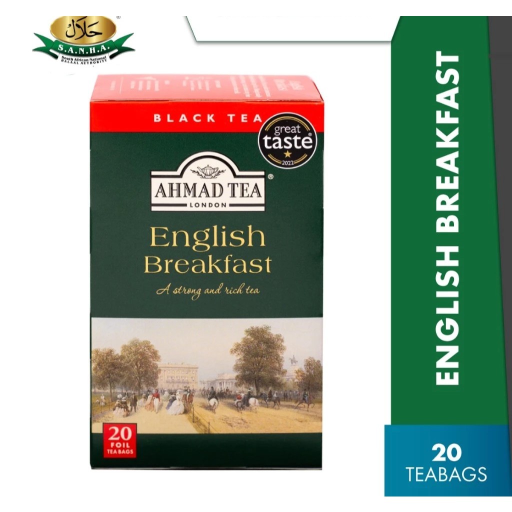 ชา Ahmad Tea English Breakfast (Teabags) ขนาด 20 ซอง ชนิดซองกระดาษ ...