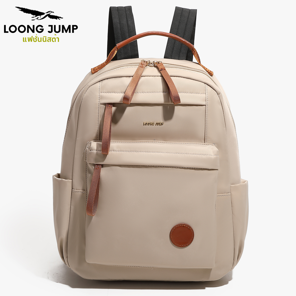 LOONG JUMP กระเป๋าใส่แล็ปท็อป 13 นิ้ว กระเป๋าสะพายคู่ ผ้ากันน้ำ น้ำหนัก ...
