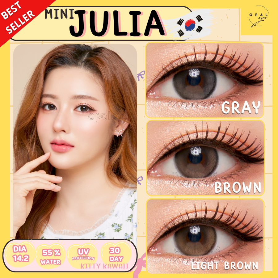 Kitty Kawaii Contact Lens : Mini Julia คอนแทคเลนส์ ขนาดมินิ Brown ...