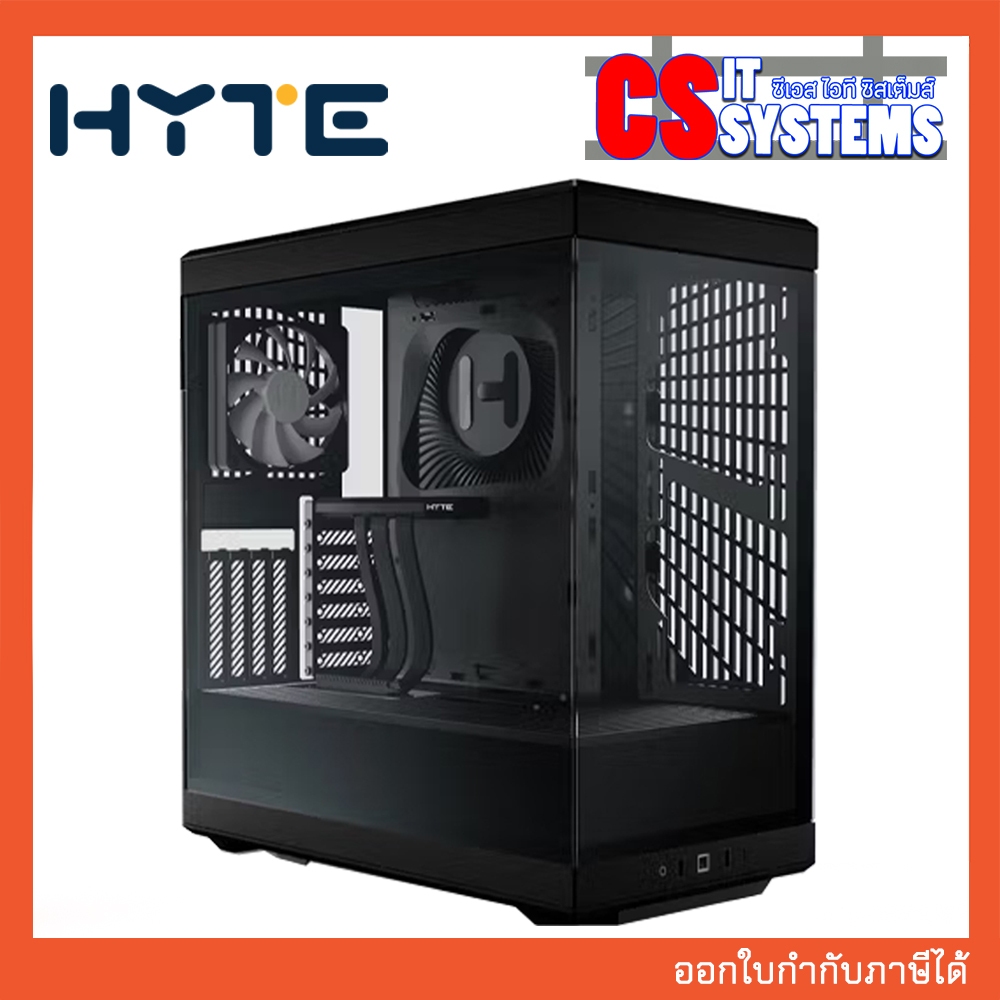 CASE HYTE Y40 WITH 2 FANS AND RISER VERTICAL GPU MOUNT | Shopee Thailand