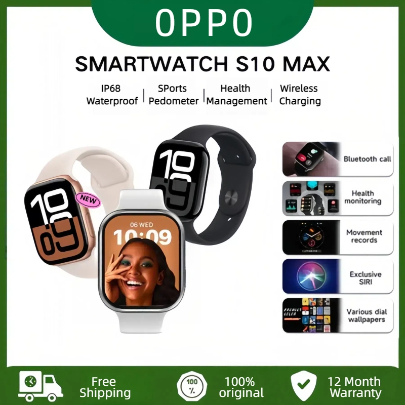 【new】smart watch S10 Pro Max ดั้งเดิม พร้อม GPS, NFC, กันน้ำ, สมาร์ทวอ ...