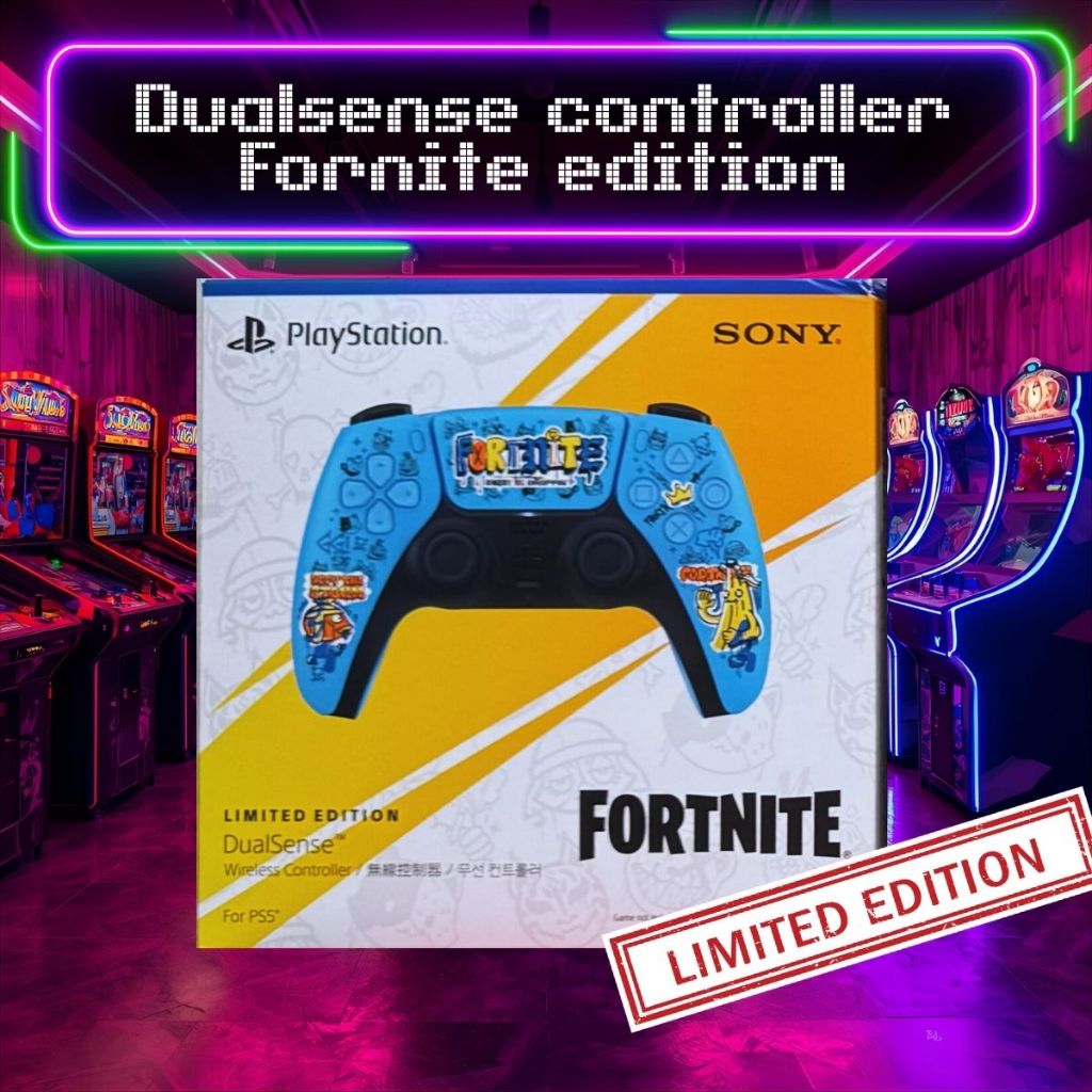 Dualsense Controller Fornite Limited edition สินค้าใหม่ มือ 1 ไม่แกะซีล ...