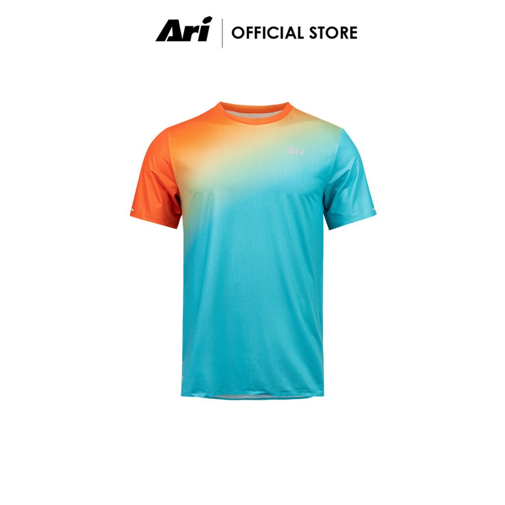 ARI ELITE TERRA TRAIL RUNNING TEE - BLUE/ORANGE (AAP3092-04) เสื้อวิ่ง ...