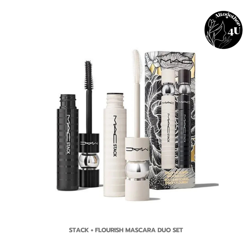 M·A·C STACK + FLOURISH MASCARA DUO SET | Shopee Thailand