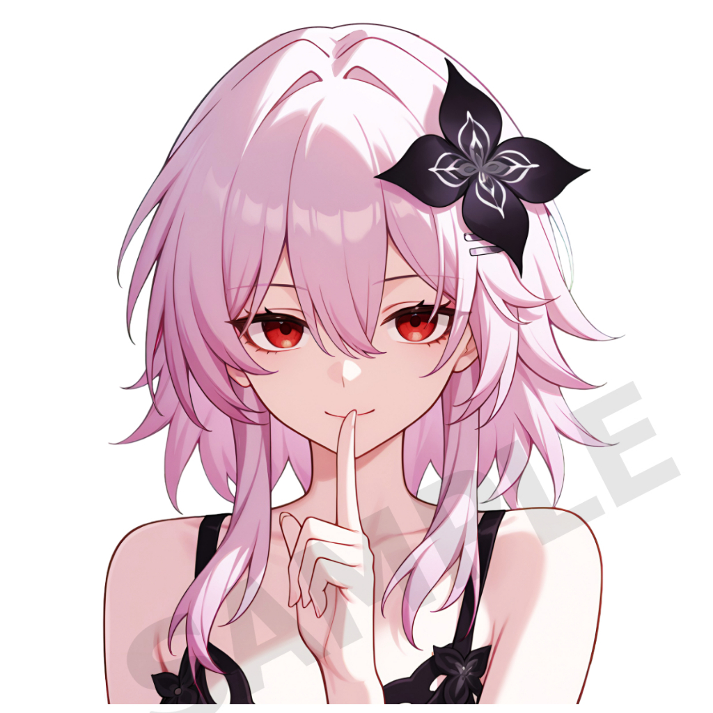 Evernight honkai star rail สติ๊กเกอร์ 2 แผ่น evernight march 7th ...