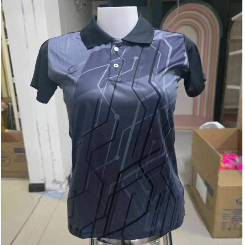 SPORT DAY เสื้อคอปกหญิง SA303 เสื้อกีฬาหญิง ทรงเข้ารูป แนะนำให้เผื่อไซด ...