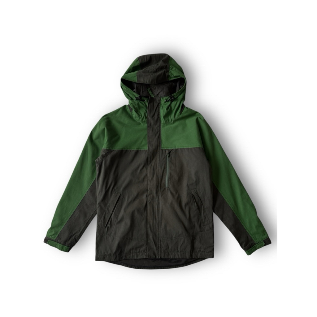 GU / Outdoor parka jacket, green | Shopee Thailand