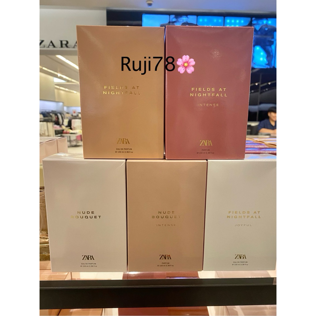 👜 น้ำหอมผู้หญิง Zara Nude Bouquet/Vanilla/ Field of Night fall หอมนุ่มๆ ...